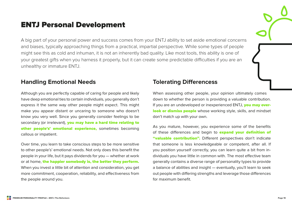 ENTJ - The Reformers - Personal Relationship