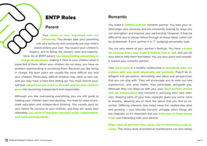 ENTP - The Entrepreneurs - Strengths and Weaknesses