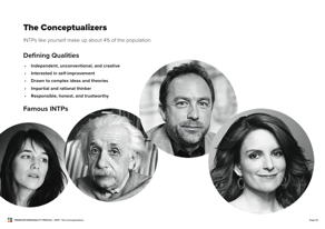 INTP - The Conceptualizers - Strengths and Weaknesses